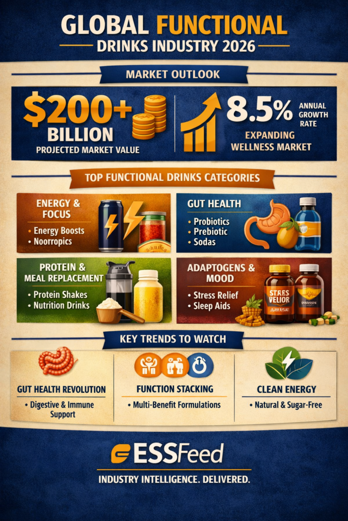 Global Functional and Nutritional Drinks Industry 2026: Market Report ...